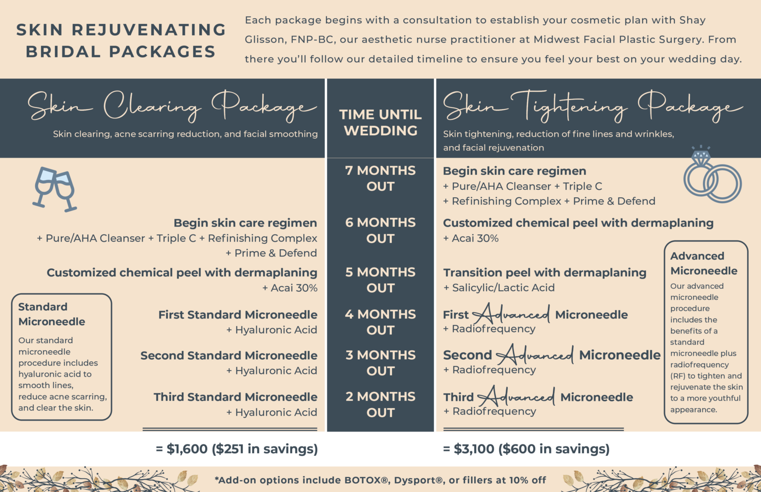 Skin Rejuvenating Bridal Packages in Evansville, IN | Midwest Facial ...